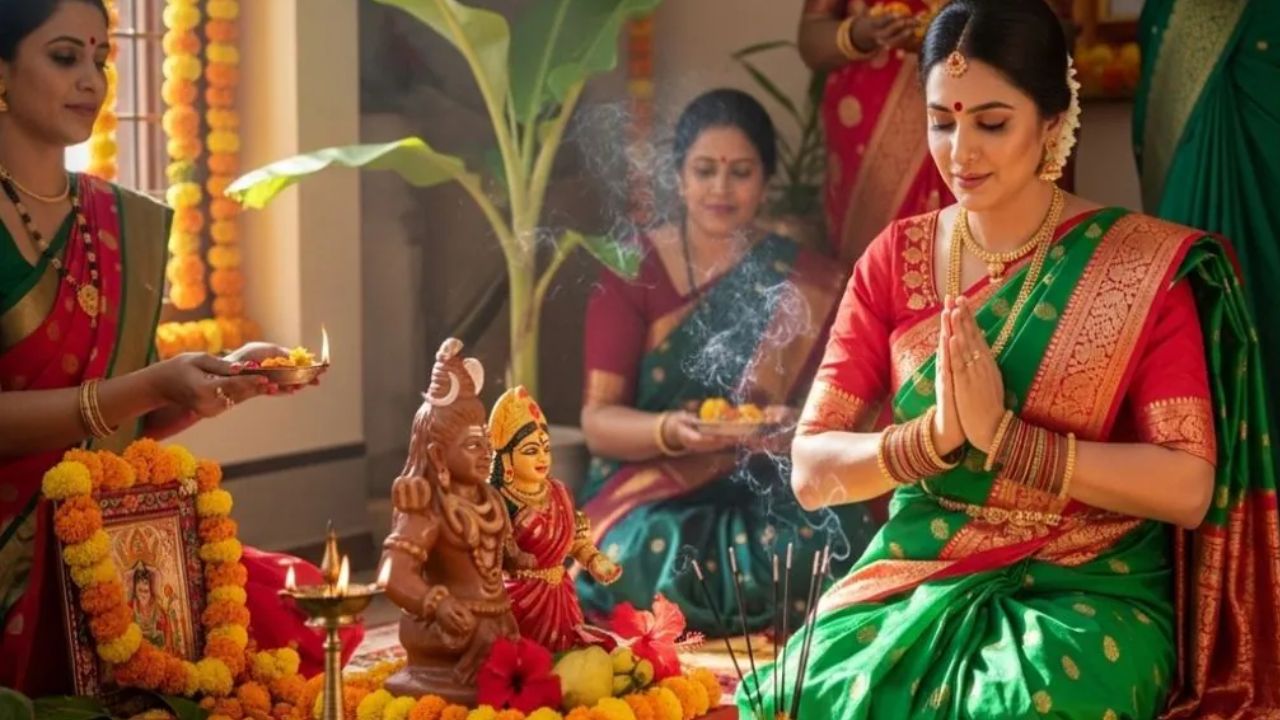 Hartalika Teej Vrat 2025 में चढ़ाए जाते हैं 16 पवित्र पत्ते, जानिए इनका ...